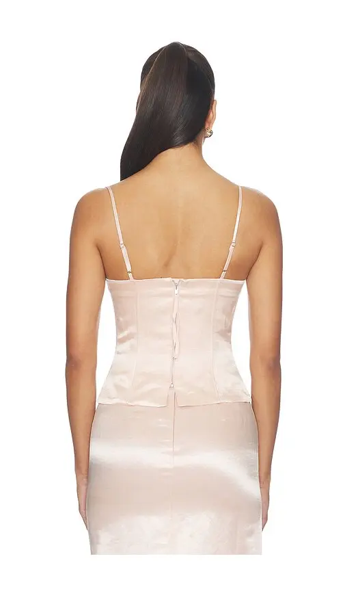CAMILA COELHO Mireya Bustier Top