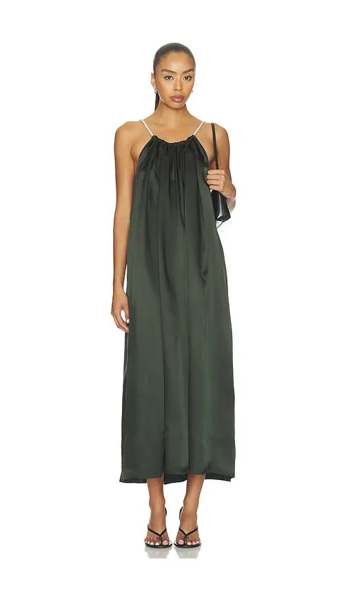 Bondi Born Tie-neck Maxi Dress - Green