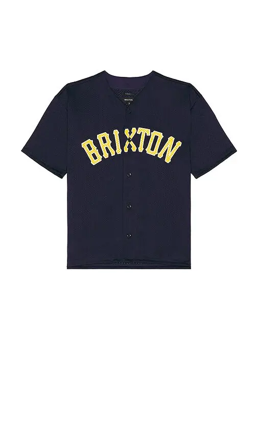 Brixton Mesh Short Sleeve Baseball Jersey