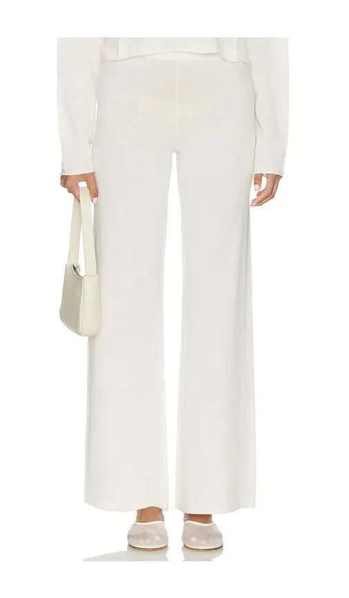 Eterne Low Waist Flare Pant - Ivory
