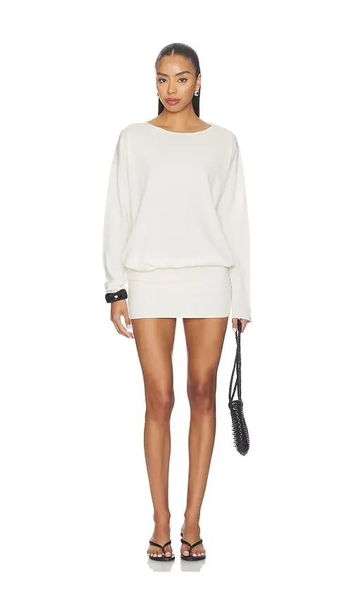 Eterne Boatneck Mini Dress