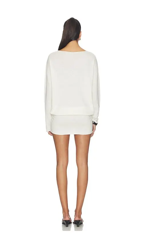 Eterne Boatneck Mini Dress