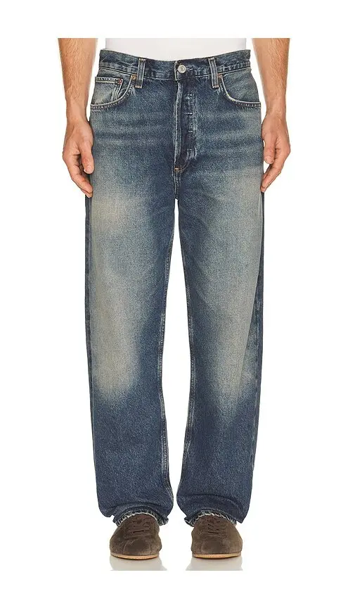 AGOLDE 90's Straight Leg Jeans - Blue