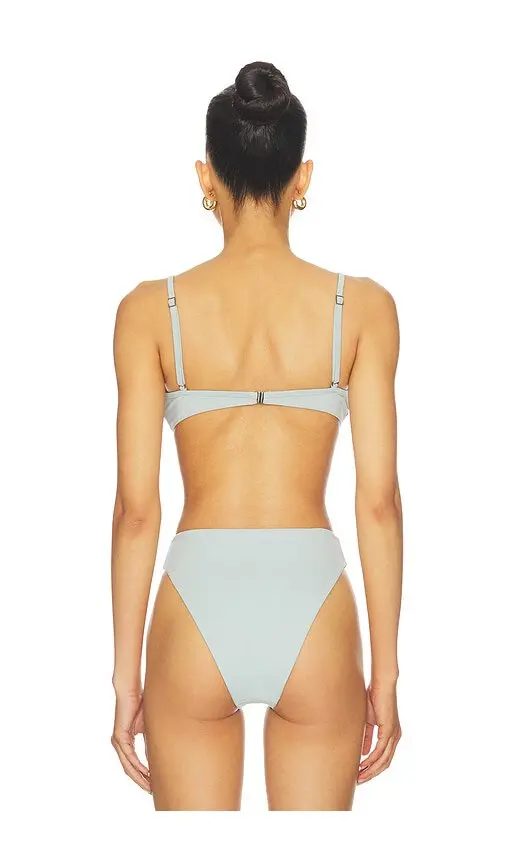 HAIGHT. Monica Bikini Top In Baby Blue