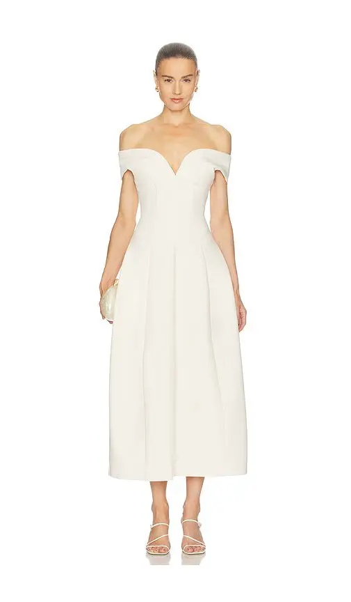 CAMILA COELHO Nila Midi Dress - Ivory