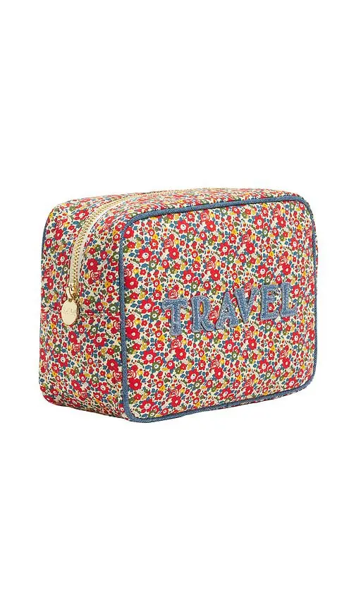 Stoney Clover Lane Hand Embroidered Travel Large Pouch