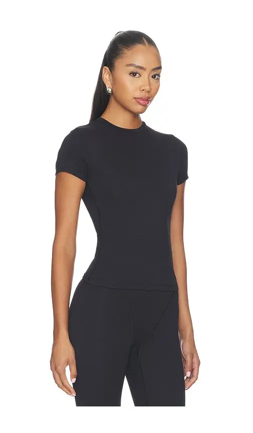 NIKESKIMS Matte Baby Short Sleeve Tee In Black