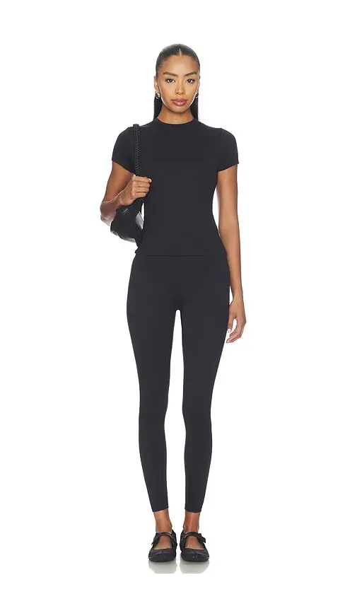 NIKESKIMS Matte Baby Short Sleeve Tee In Black