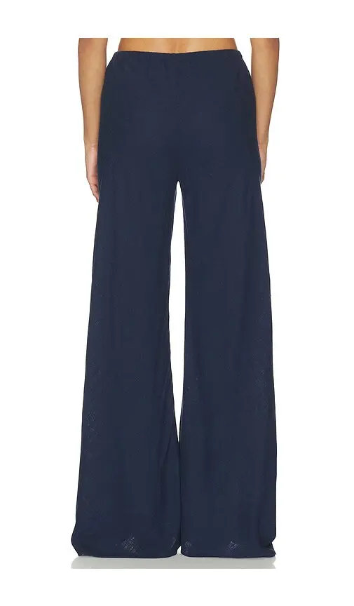 LA LIGNE Linen Colby Pant In Navy