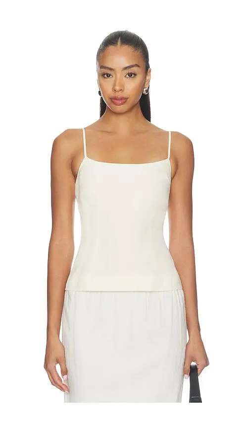 Rue Sophie Coria Top In Ivory - Egret