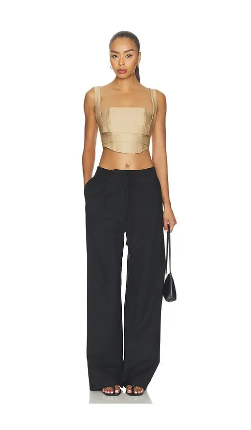AFRM Kendra Top In Tan