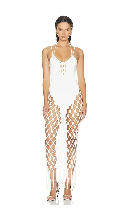 HAELO Wing Net Maxidress