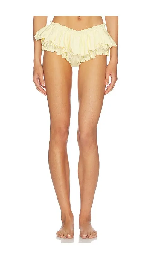 SHANI SHEMER Matilda Bikini Bottom In Yellow - Butter