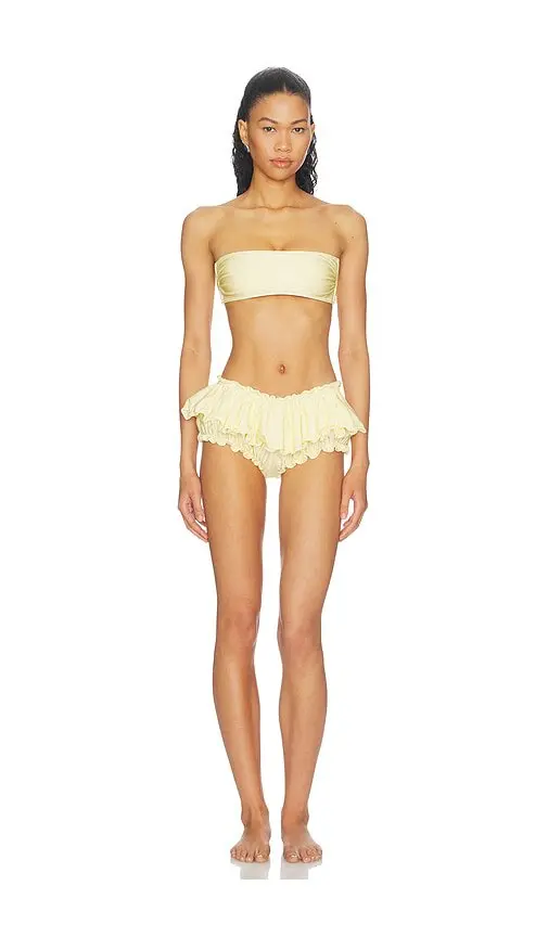 SHANI SHEMER Matilda Bikini Bottom In Yellow