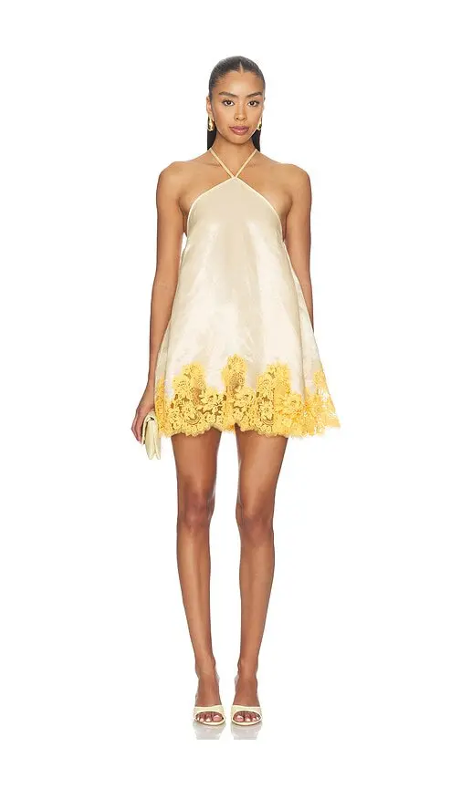 CAMILA COELHO Anahi Mini Dress - Yellow