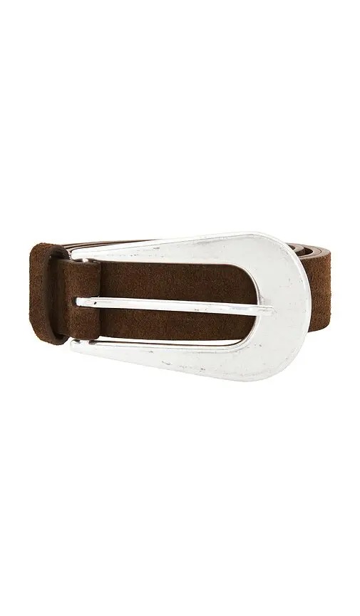 Free People Cannon Suede Belt In Brown