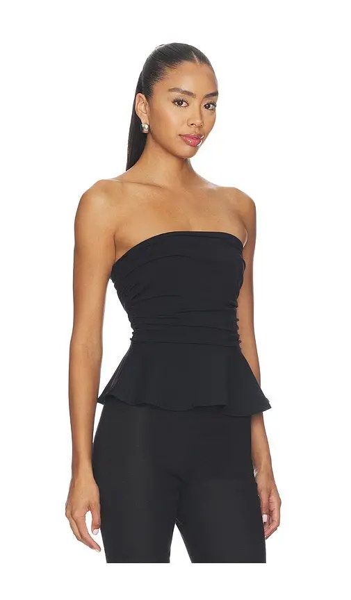 Susana Monaco Tube Gathered Flare Top