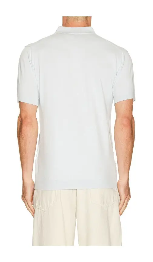 J. Lindeberg Ridge Knitted Polo In White