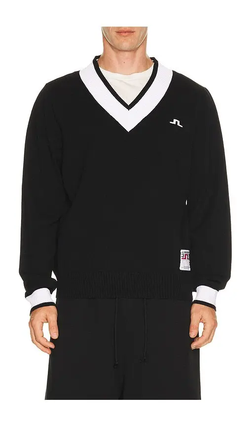 J. Lindeberg 30y Nikolas Knit Sweater - Black