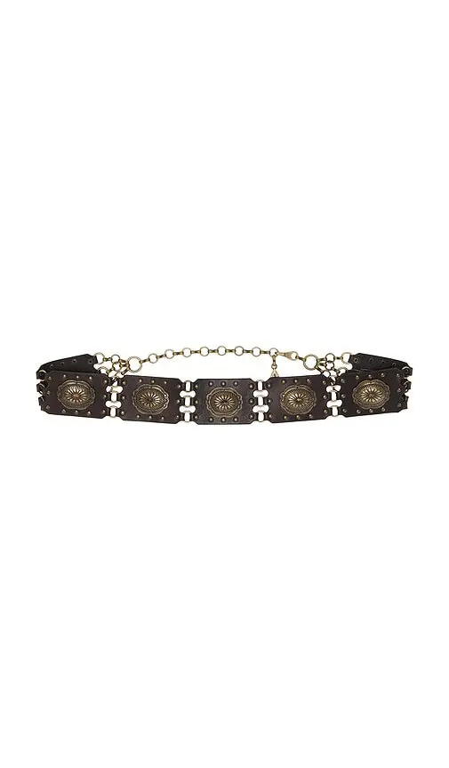 Ba&sh Belt Betsy In Metallic Neutral - Marron