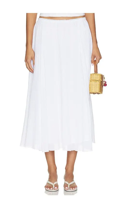 GUIZIO Formentera Skirt - White