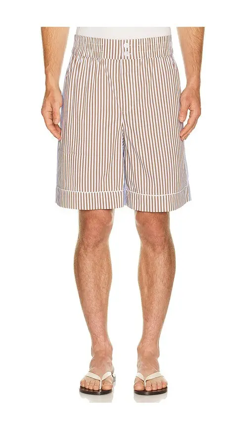 KROST Striped Short In Brown