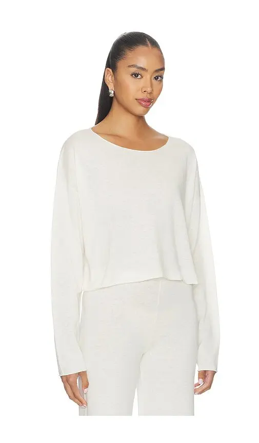 Eterne Cropped Boatneck Top