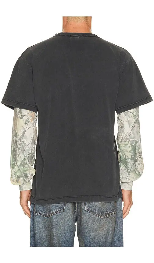 PHILCOS Jeep 4x4 Country Layered Tee In Black