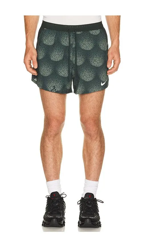 Nike Dri-fit 5 Brief-lined Running Shorts In Black - Black Spruce