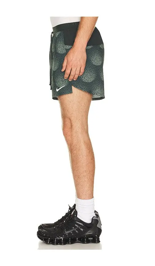 Nike Dri-fit 5 Brief-lined Running Shorts In Black