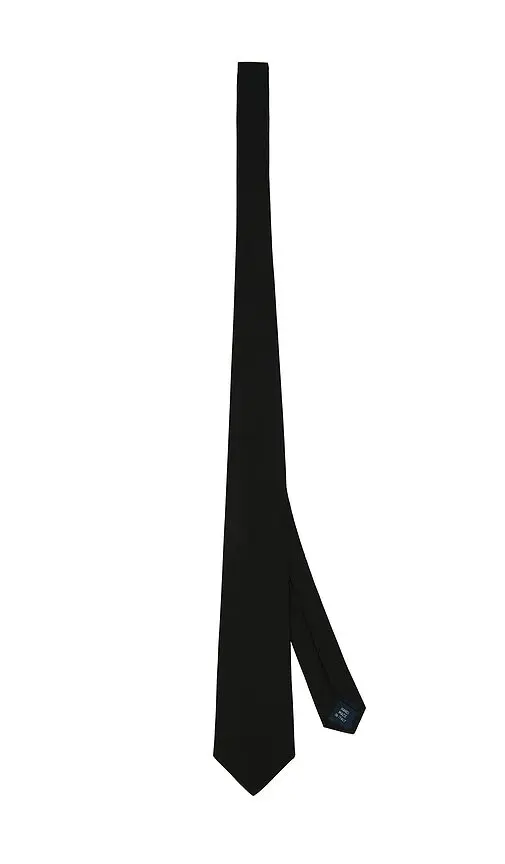 Polo Ralph Lauren Silk English Repp Solid Neck Tie - Black
