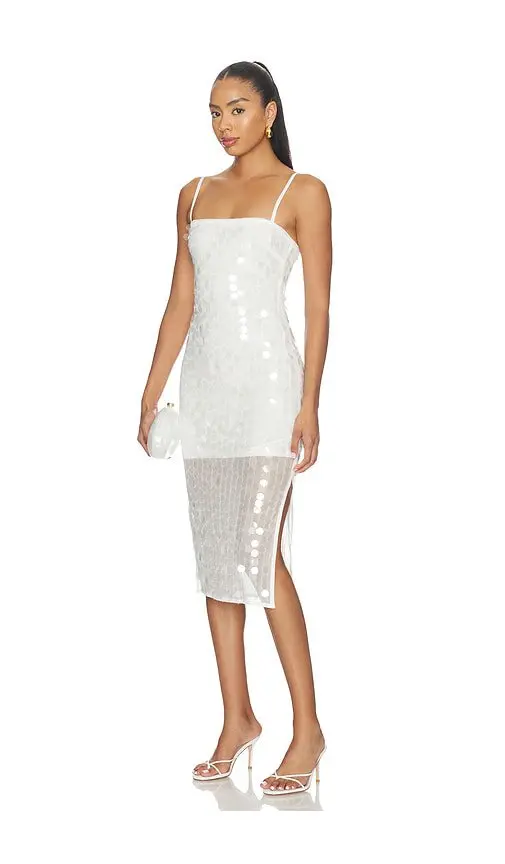 Superdown Lailah Midi Dress - White
