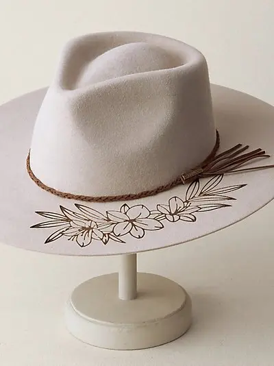 Overland Harmony Yucca Wool Felt Outback Hat - Silver Belly