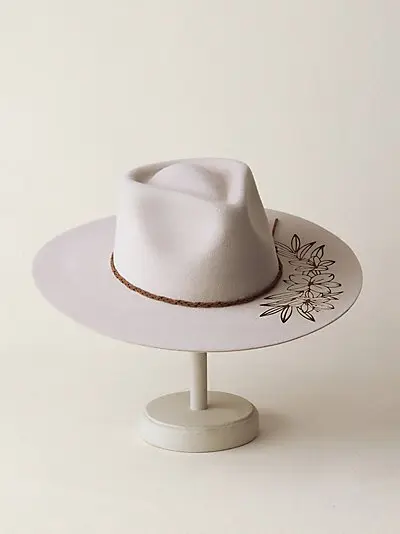 Overland Harmony Yucca Wool Felt Outback Hat - Silver Belly