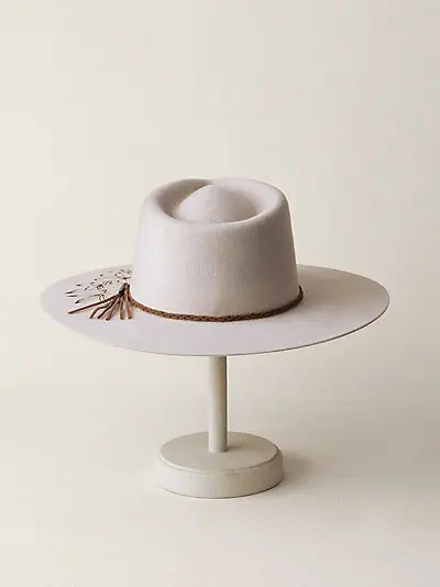 Overland Harmony Yucca Wool Felt Outback Hat - Silver Belly