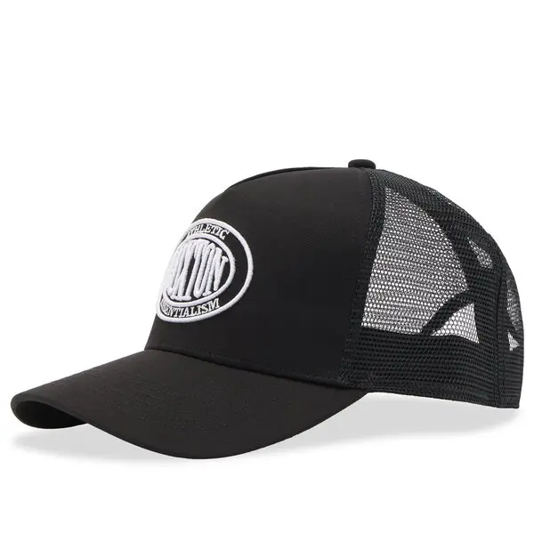COLE BUXTON Crest Trucker Cap - Black