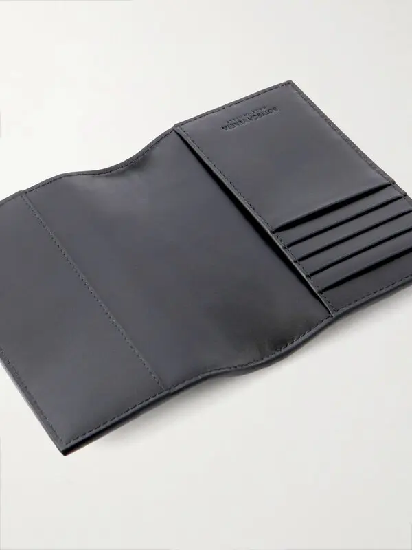 Bottega Veneta Cassette Intrecciato Leather Passport Case