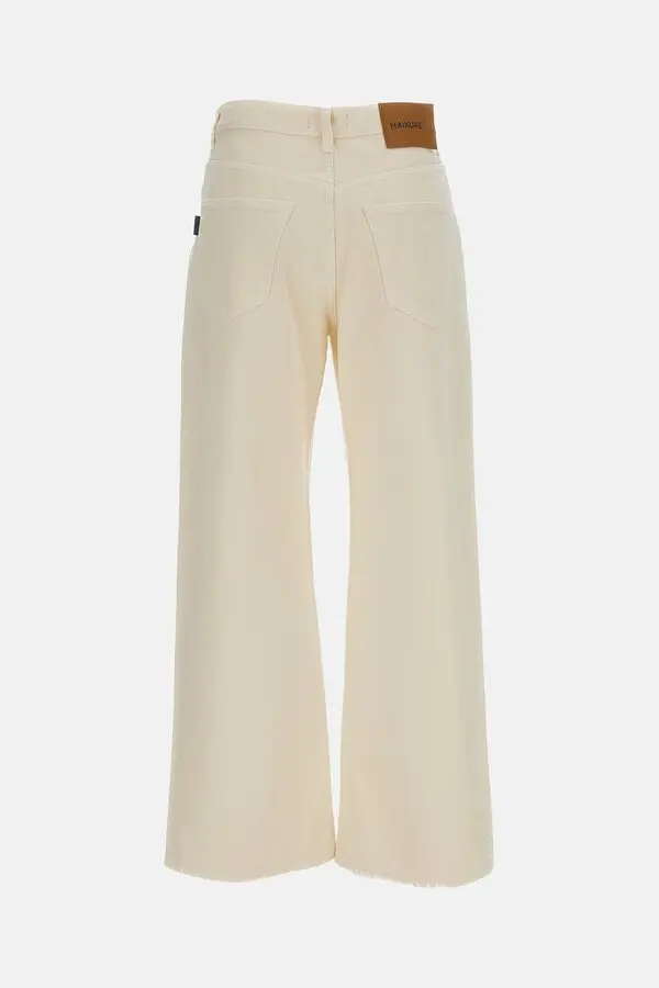 HAIKURE Winny Soft Trousers In Ecru