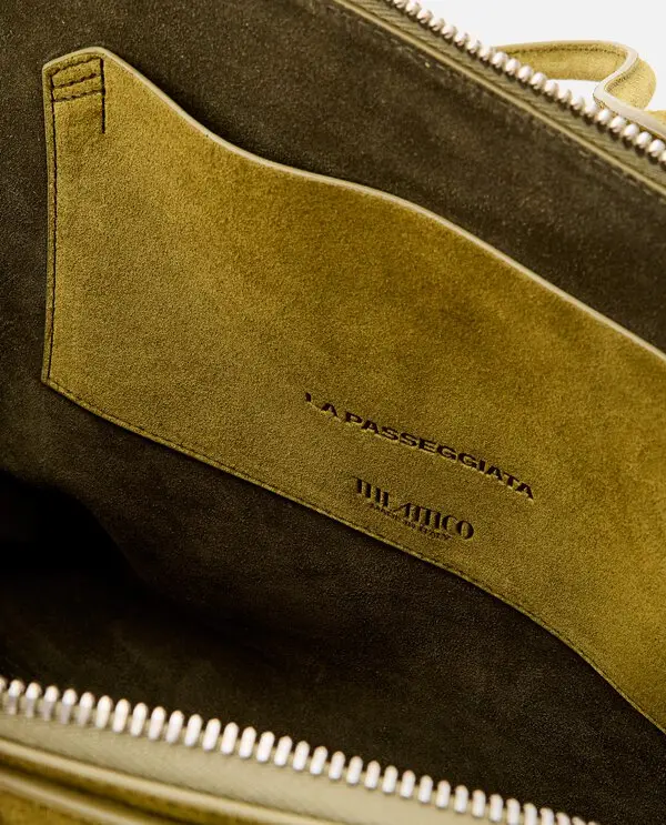 Attico La Passeggiata Medium" Top-handle Bag - Verde