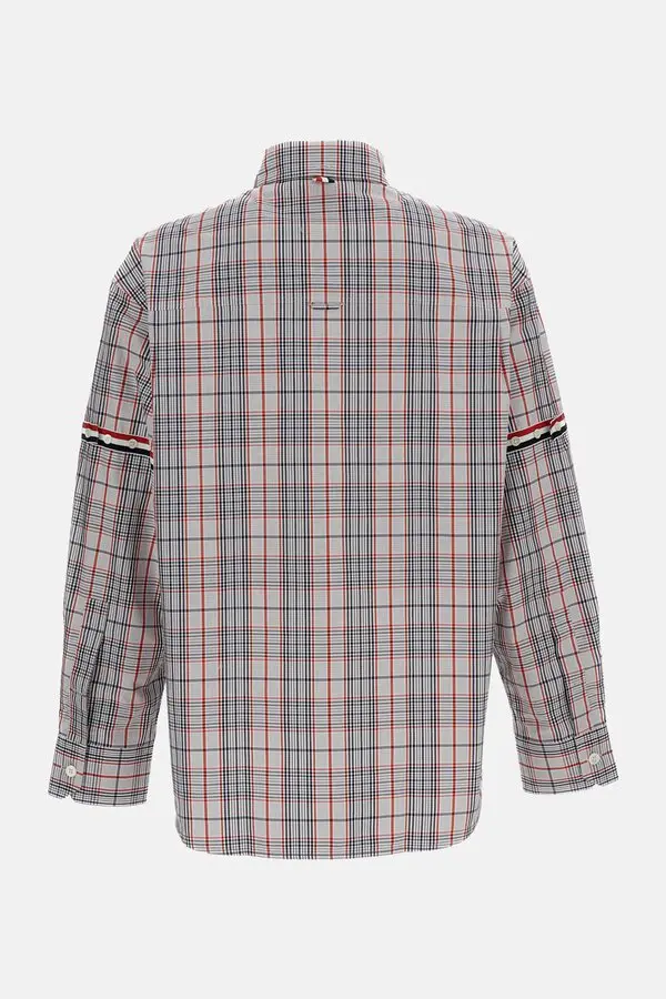 Thom Browne Oversized Plaid Shirt
