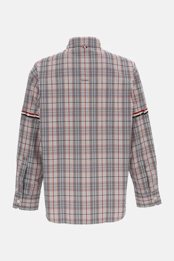 Thom Browne Oversized Plaid Shirt - Multicolor