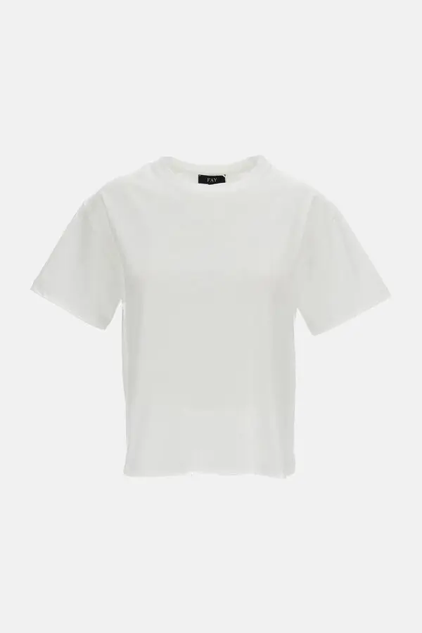 FAY Cotton T-shirt - White