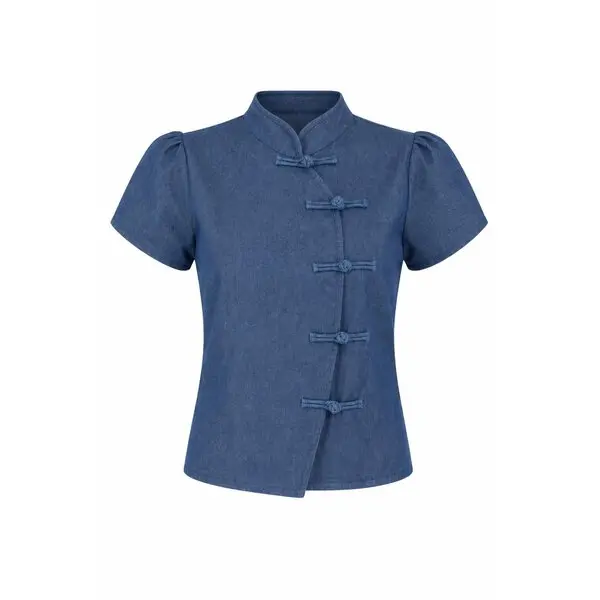 MIND TRAVELER Lucy Denim Blouse