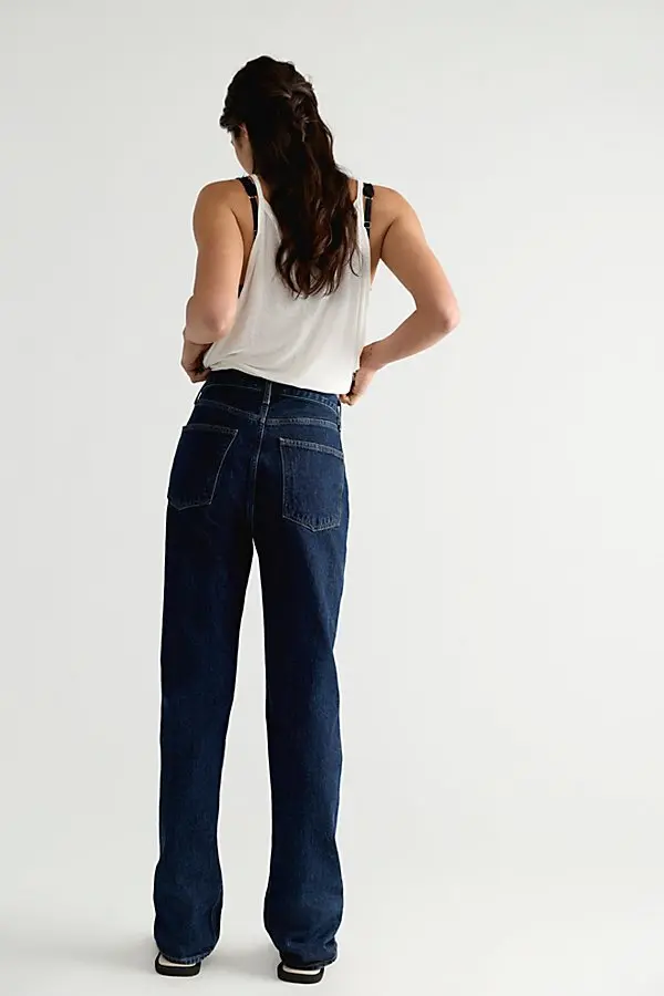 AGOLDE High-rise Straight-leg Denim - Pendulum