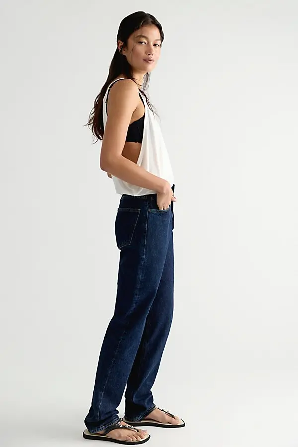 AGOLDE High-rise Straight-leg Denim - Pendulum
