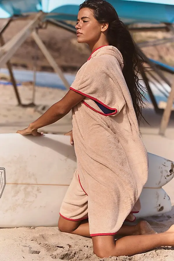 Free People Terry Changing Towel Poncho