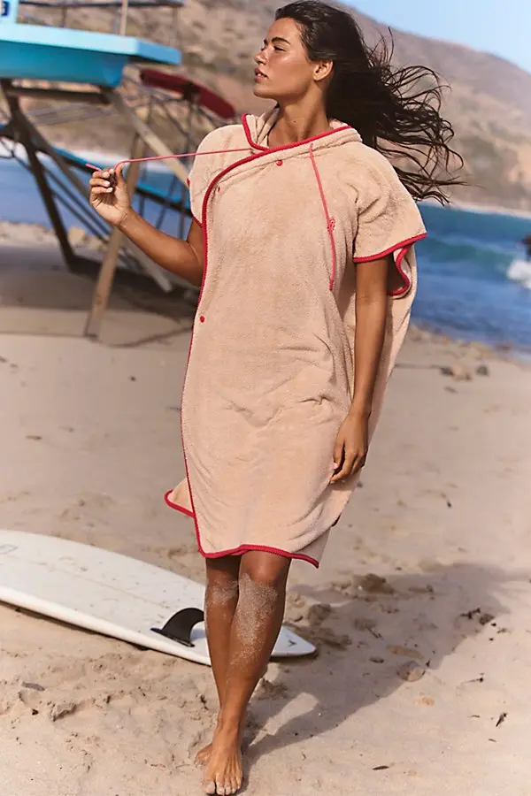 Free People Terry Changing Towel Poncho