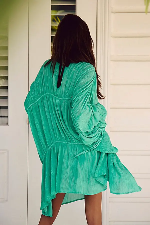 Free People Juliet Sheer Tie-front Duster Top - Assort