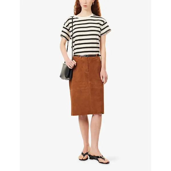 Rag & Bone Kelly Stripe Boxy Cotton T-shirt