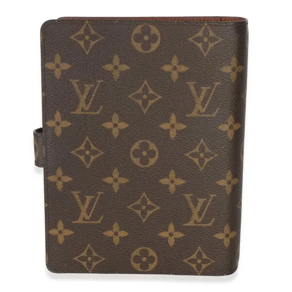 LOUIS VUITTON Monogram Canvas Ring Agenda Cover